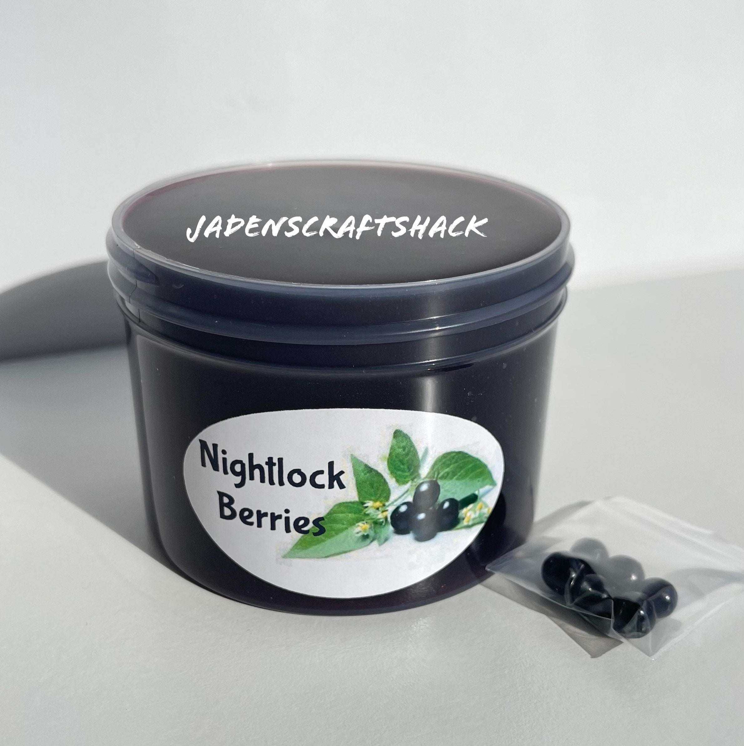 Nightlock Berries clear slime | Jaden's Craft Shack